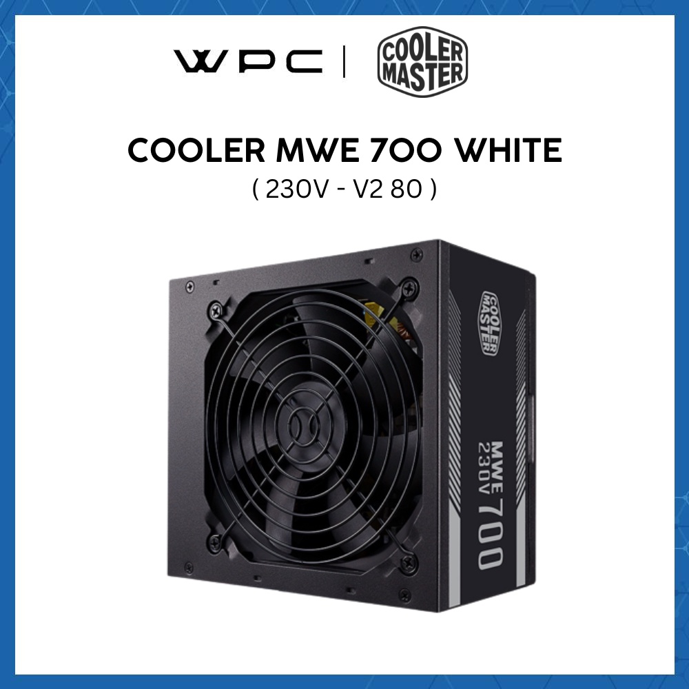 COOLER MWE 700 WHITE 230V - V2 80 PLUS STANDARD 230V EU CERTIFIED POWER ...
