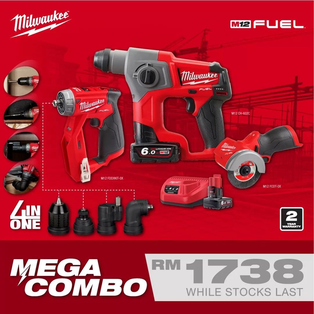 [HOT DEALS]MILWAUKEE COMBO SET MURAH JIMAT | Shopee Malaysia