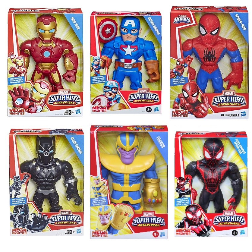 Playskool Heroes Marvel Super Hero Adventures Mega Mighties Iron Man ...