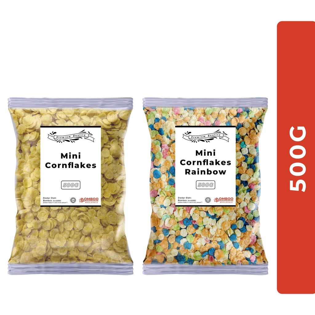 MINI CORNFLAKES YELLOW CRISPY MINI CONFLAKES RAINBOW CRISPY 500GM ...