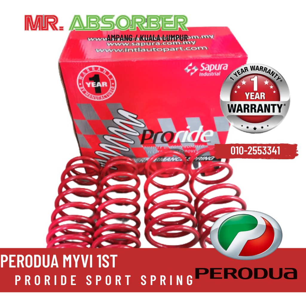 SPRING SPORT PRORIDE MYVI 1ST / 2ND | Shopee Malaysia