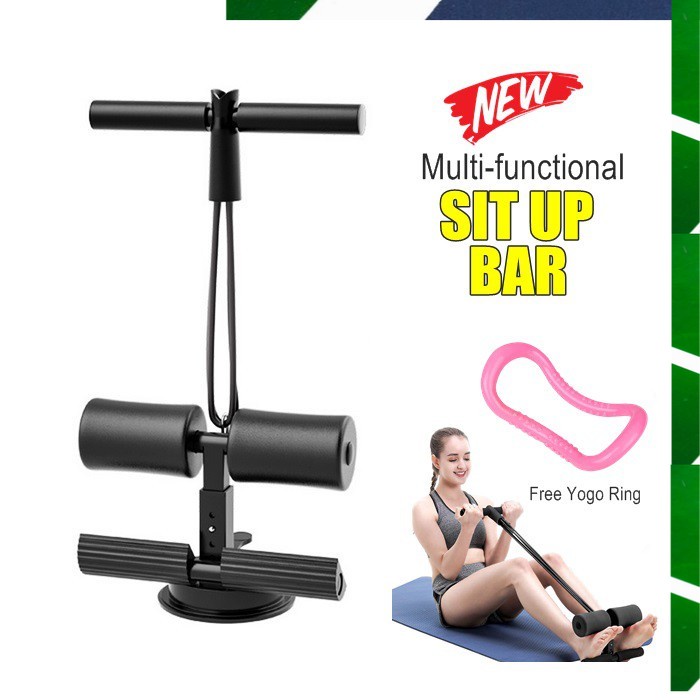 Upgrade Sit Up Bar With Resistance Band Multi-functional Portable Home ...