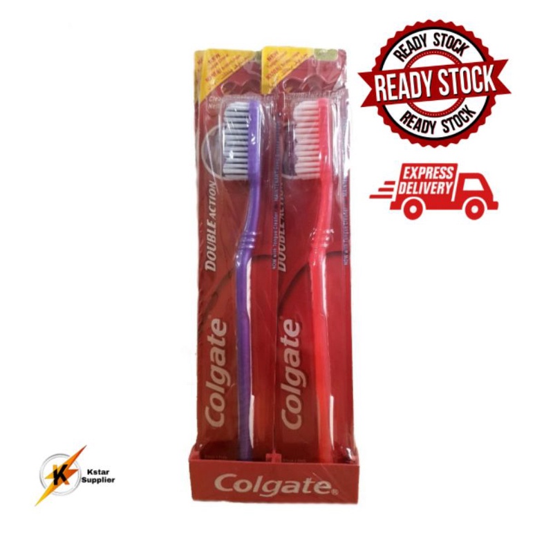Colgate Toothbrush Double Action | Shopee Malaysia