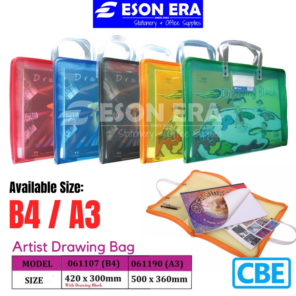 CBE Artist Drafting Drawing Bag Size B4 / A3 Beg Lukisan | Shopee Malaysia