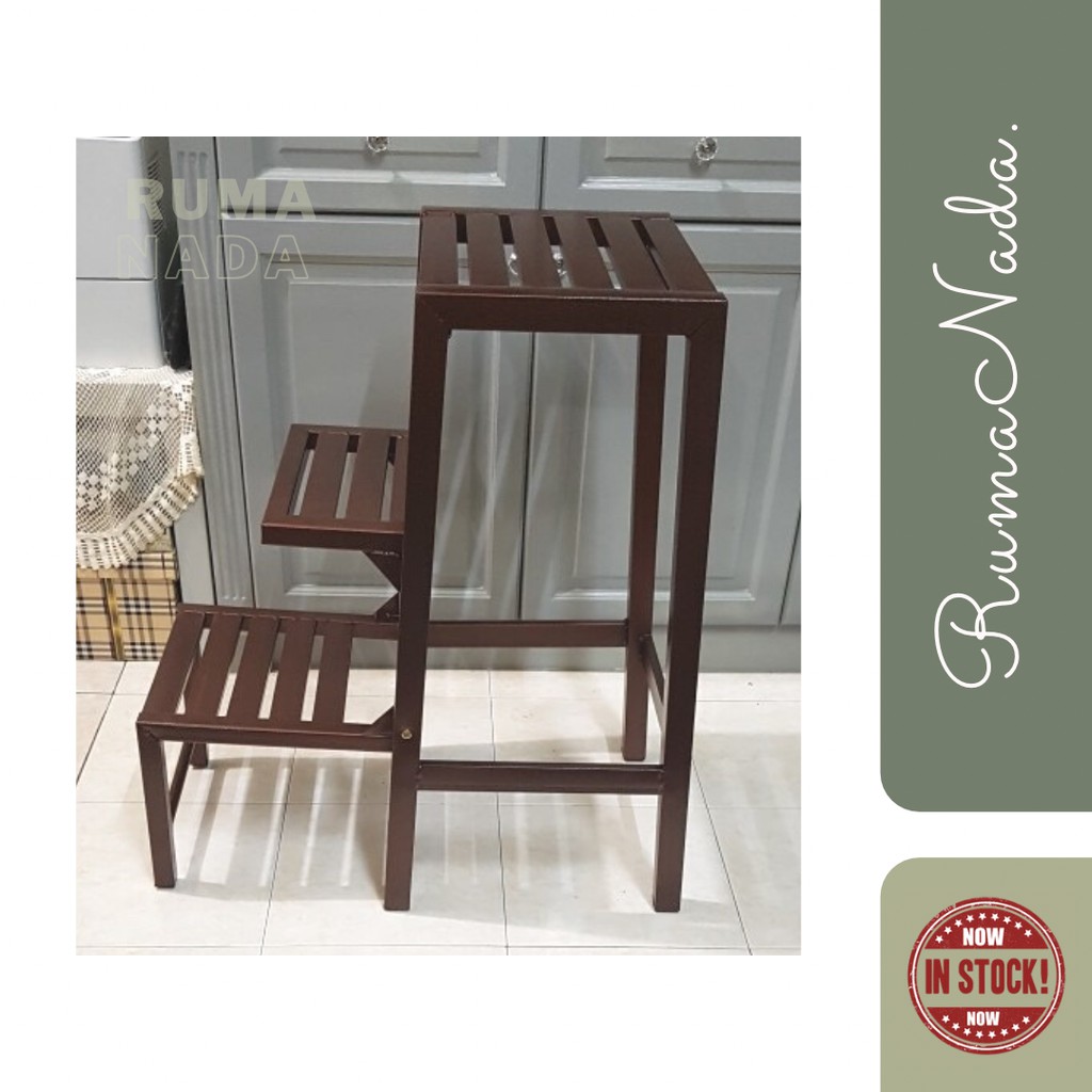 3V Metal 3 Tier Step Stool Step Chair /Ladder Folding Chair / Kerusi ...
