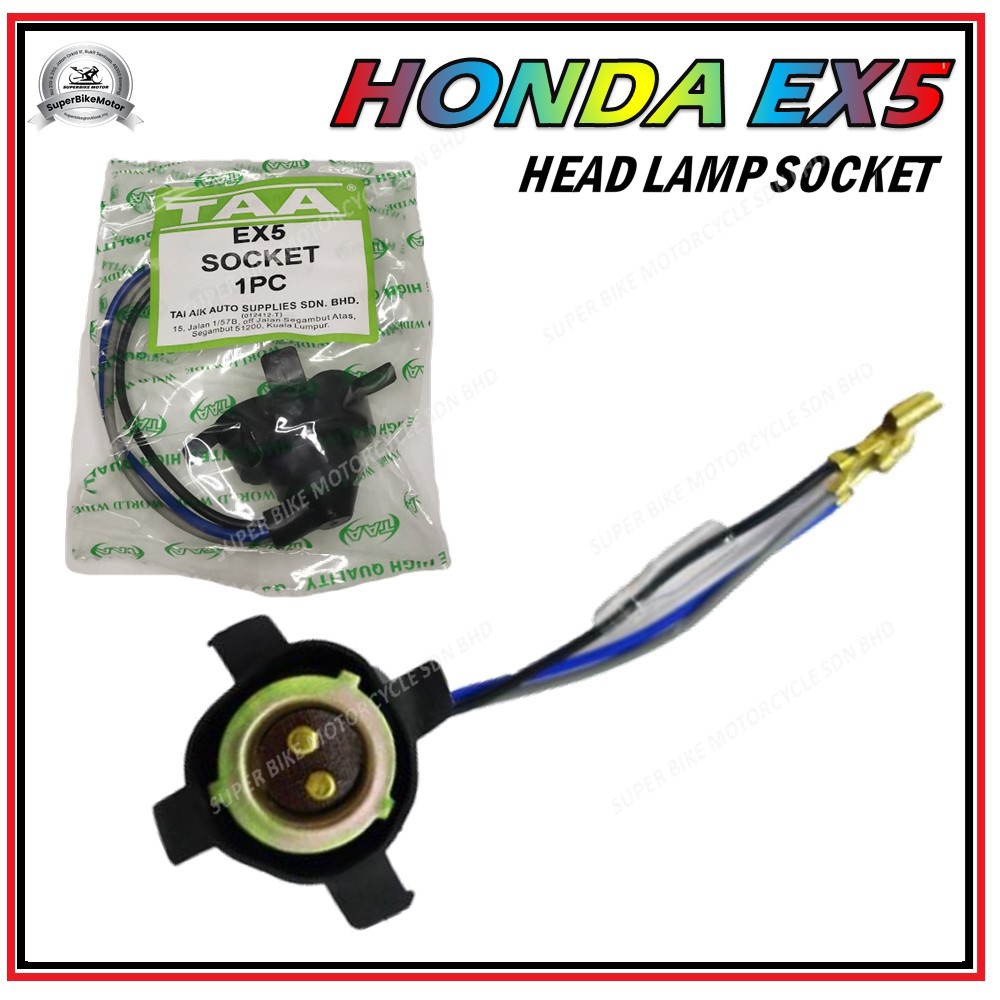 HONDA EX5 / EX5 DREAM - Head Lamp Socket - TAA | Shopee Malaysia