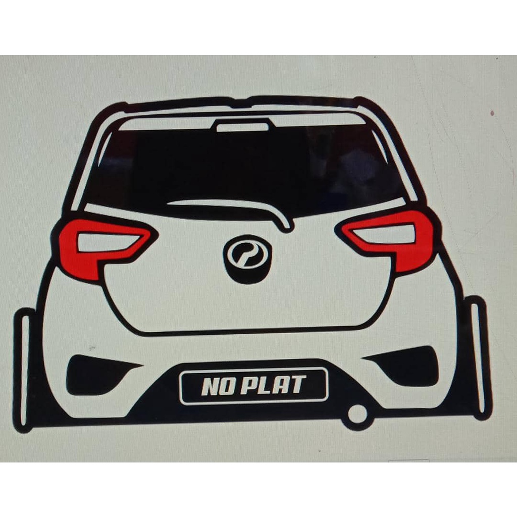 STICKER KERETA MYVI CUSTOM | Shopee Malaysia