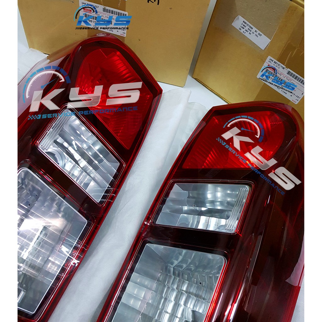 TAIL LAMP UNIT RH/LH without halogen bulb & socket # ISUZU DMAX (D-MAX ...