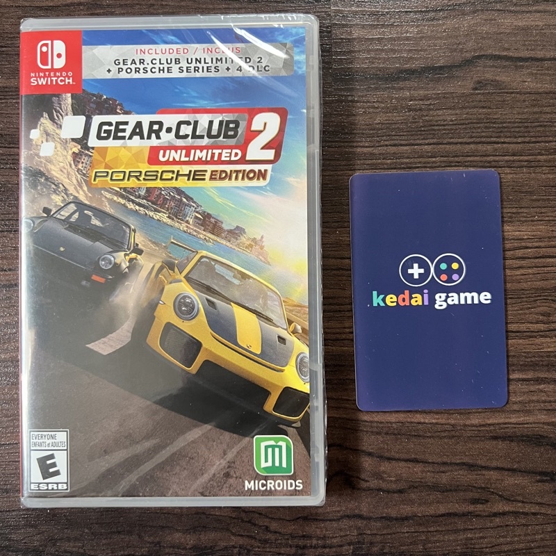 (NEW) Gear Club Unlimited 2 Porsche Edition - Nintendo Switch Game Original Physical Catridge ...
