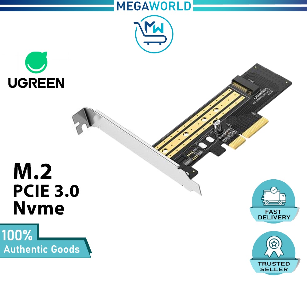 UGREEN PCIE to M2 Adapter NVMe M.2 PCI Express Adapter 32Gbps PCI-E ...