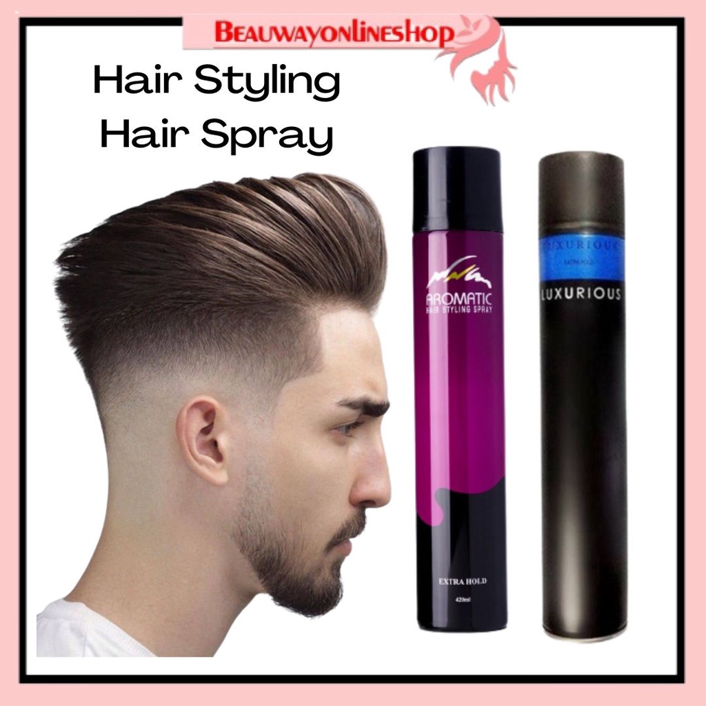 AROMATIC/ LUXURIOUS Extra Hold Styling Hair Spray 420ML | Shopee Malaysia