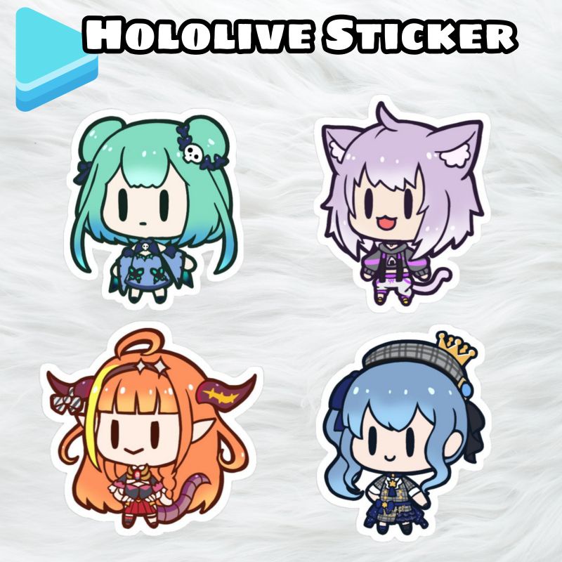 Hololive Chibi Sticker (Laminated) | Shopee Malaysia