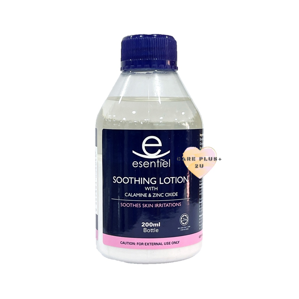 Esentiel Soothing Lotion with Calamine & Zinc Oxide (200ml) | Shopee ...