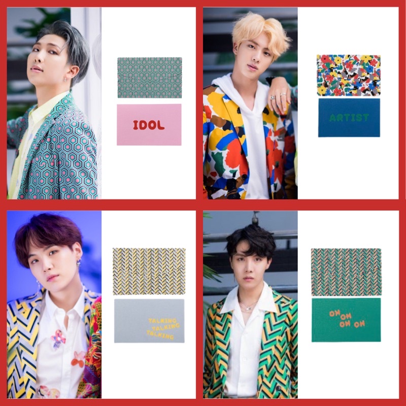 BTS OFFICIAL IDOL CARD OFFICIAL THEME MERCH POP UP STORE WEVERSE ...