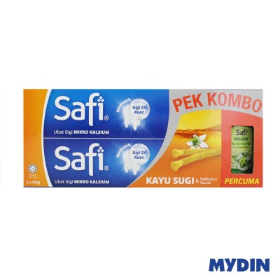 Safi Toothpaste Kayu Sugi (2x250g) | Shopee Malaysia