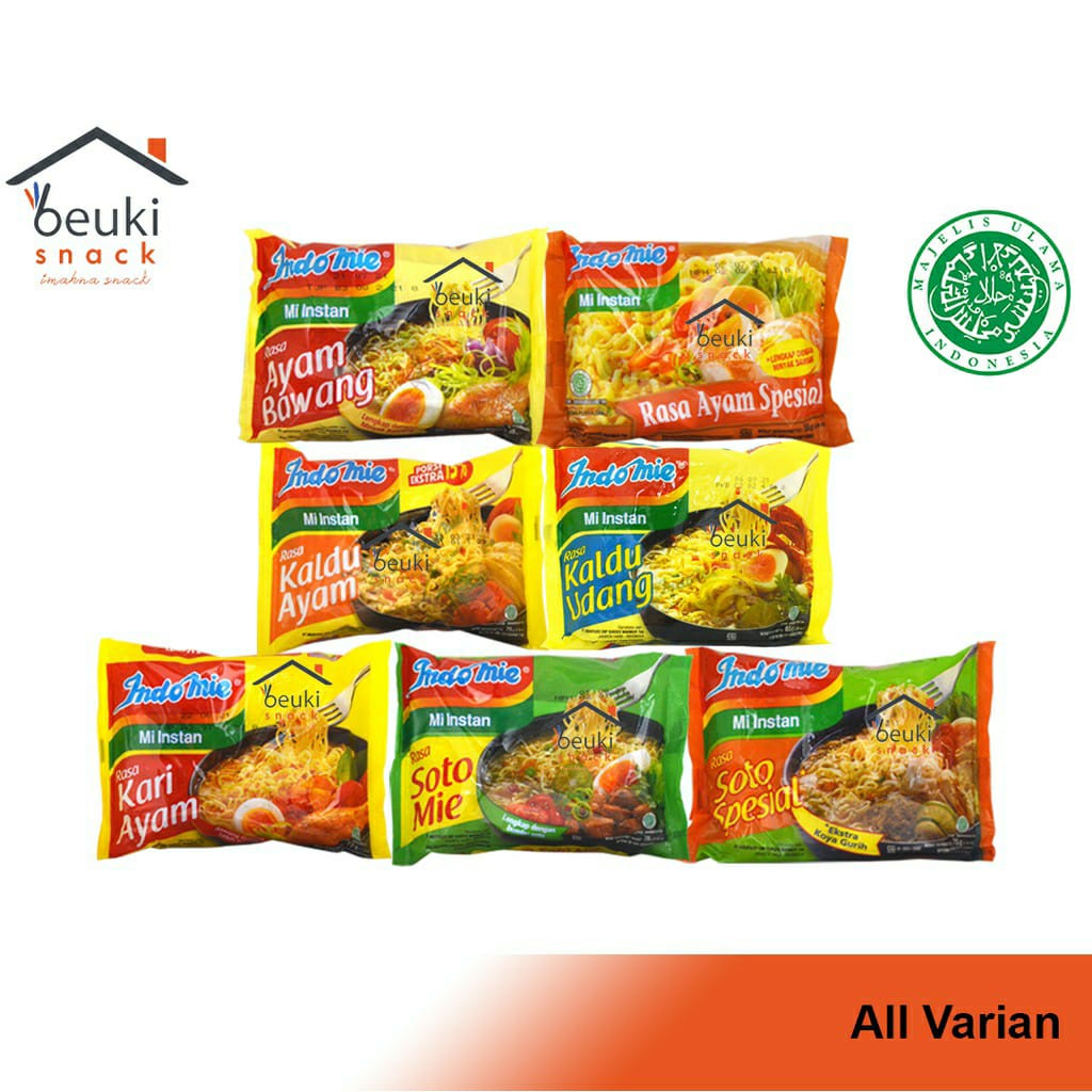 Indomie Sauce Instant Noodles Indofood Various Flavors | Shopee Malaysia