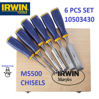 IRWIN MS500 CHISELS 3 PCS 5 PCS 6 PCS WOOD CHISEL SET WOODWORKING ...
