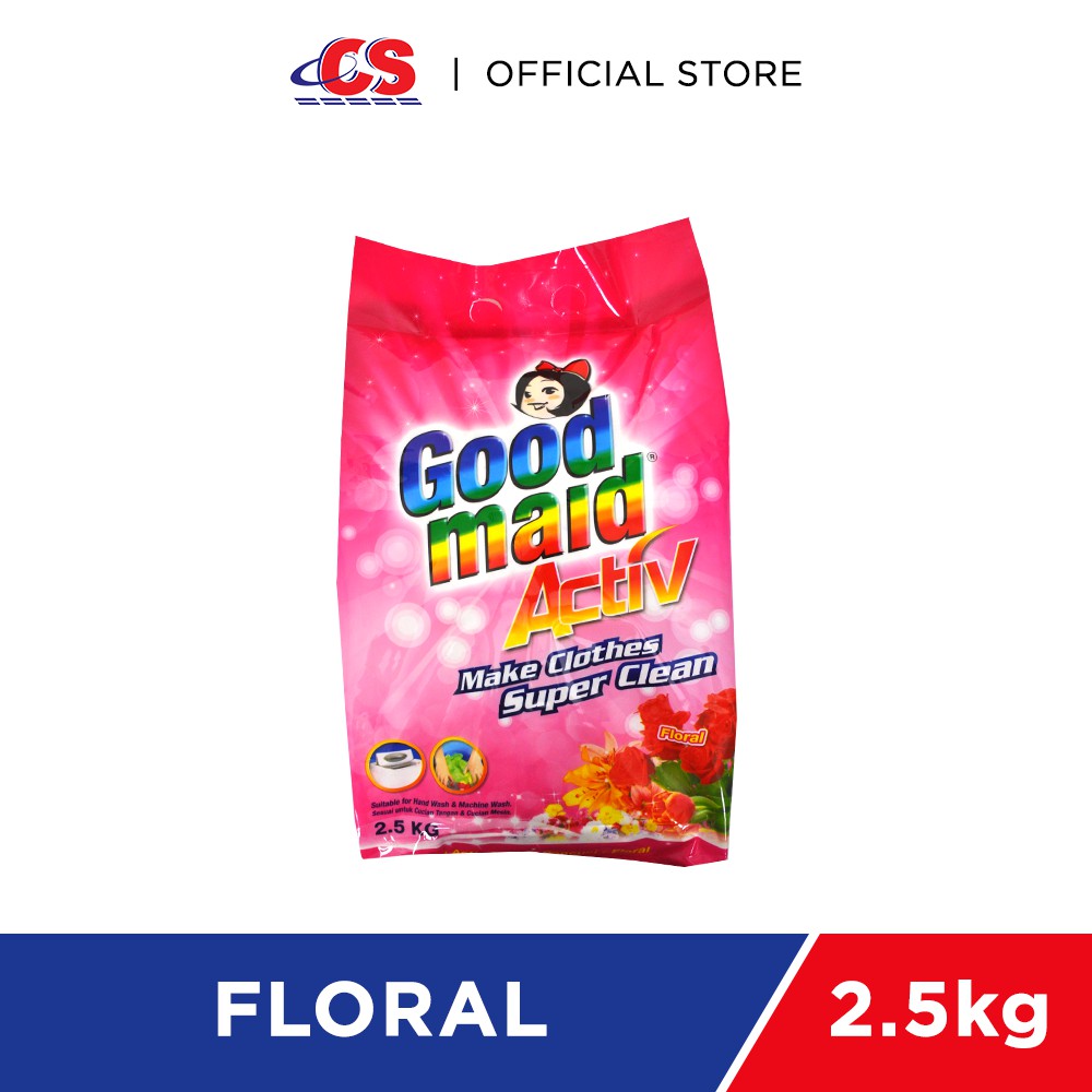 GOODMAID Activ Detergent Powder Floral 2.2KG | Shopee Malaysia
