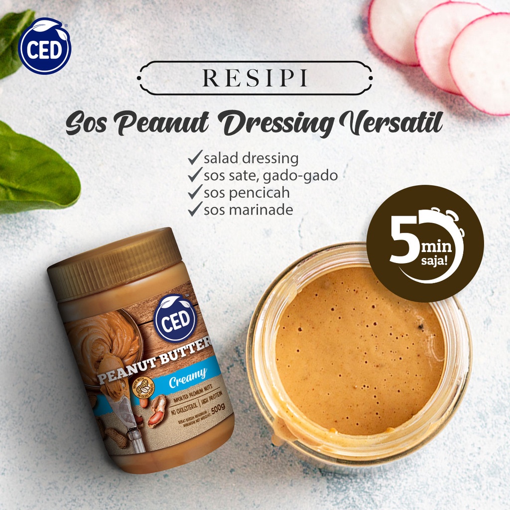 CED PEANUT BUTTER 500gm Chocolate / Blueberry / Strawberry Stripes ...
