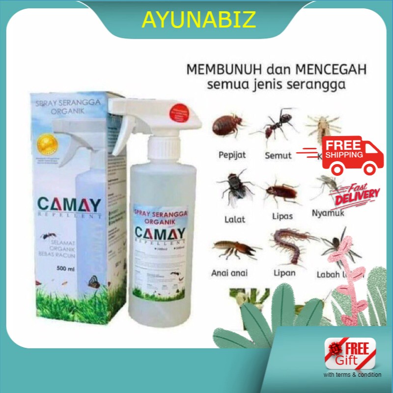 Camay Spray Serangga Tiada Bau Kamitetep / Lipas / Kutu / Bed bug ...