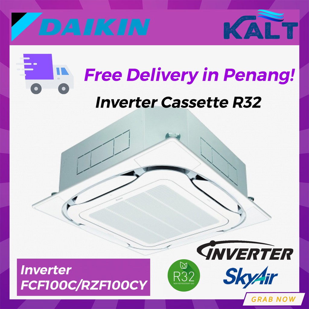 Daikin Ceiling Cassette (wireless) R32 Ecoking Inverter - FCF-C Series ...