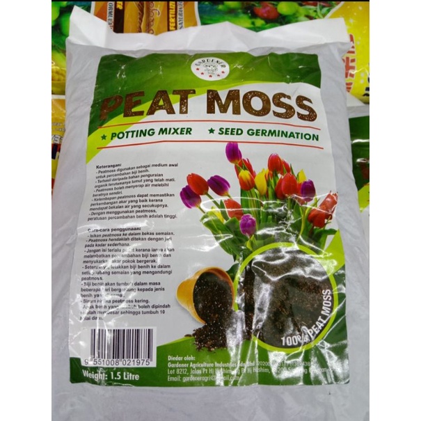 Peat Moss Import Peat Moss Soil/ Seeding Substrate Soil/ Medium Semaian ...