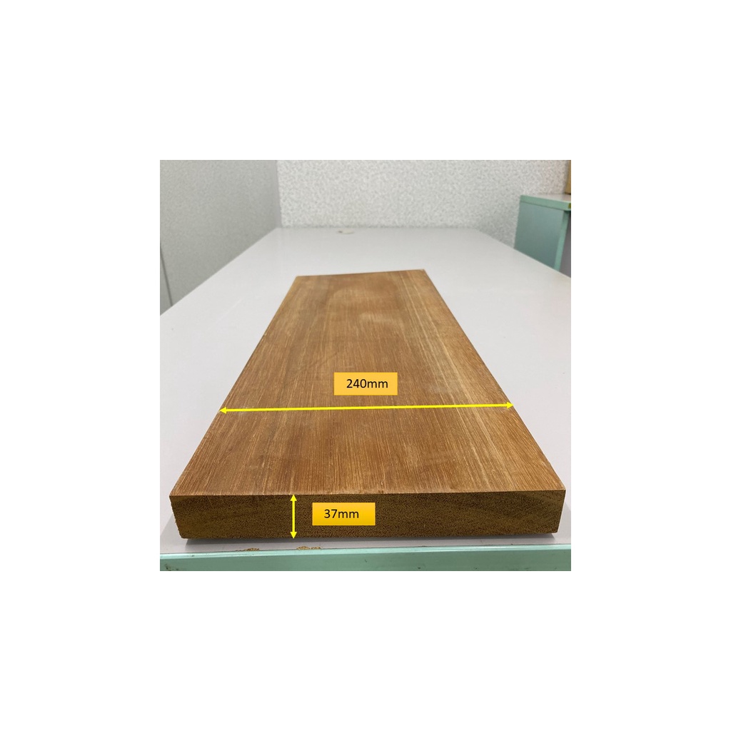 Balau Solid Kayu 2" X 10" X 3 FT (37mm x 240mm x 3 ft)(E4E) - Ketam ...