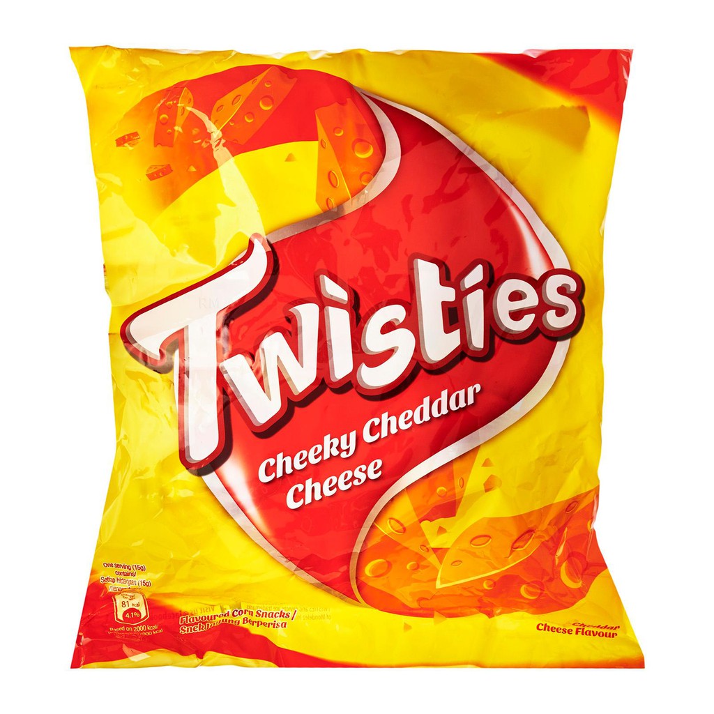 TWISTIES Cheeky Cheddar Cheese (60g) | Shopee Malaysia