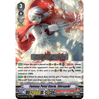 Cardfight Vanguard D-VS01/035EN Fantasy Petal Storm, Shirayuki Murakumo RRR (ENGLISH) | Shopee ...