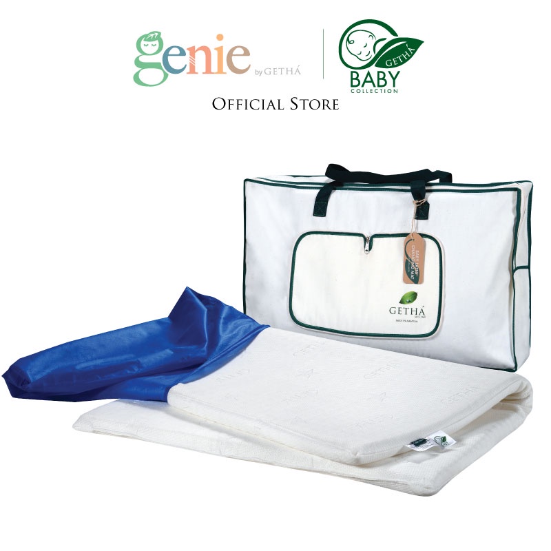 Getha Genie 100% Natural Latex Playpen Mattress | Foldable Floor Mat ...
