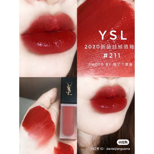 Ysl TATOUAGE VELVET CREAM Color 211 Super Beautiful Red Earth CREAM ...