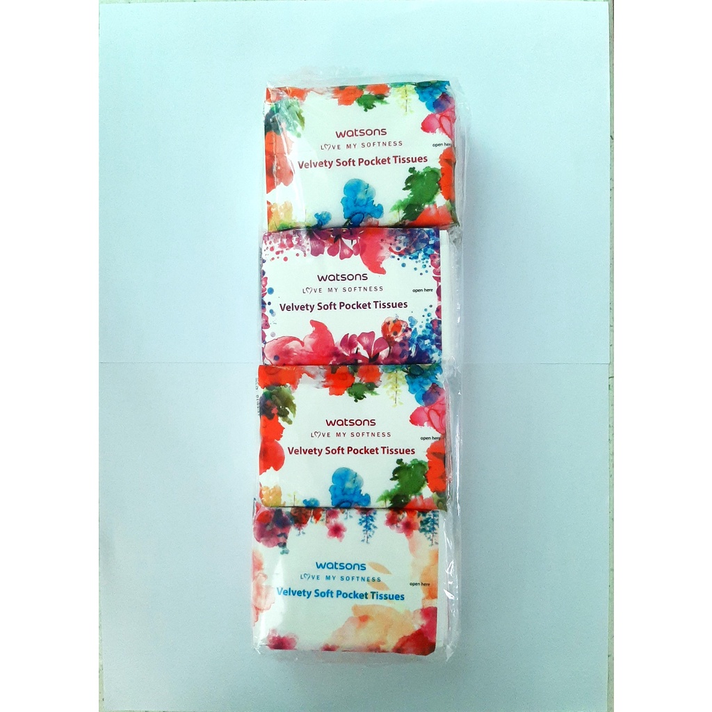 Watsons Pocket Tissues (10s x 16 Packs) | Shopee Malaysia