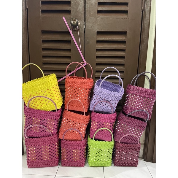Ready stock 100% Handmade Bakul penan / Penan Bag / Basket Bag / Bakul ...