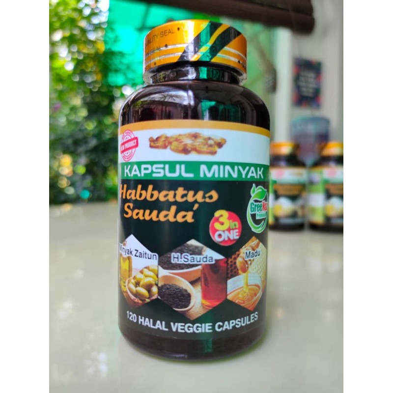 Habbatus Sauda 3 in 1 (Minyak Zaitun + H.Sauda + Madu Tualang) | Shopee ...