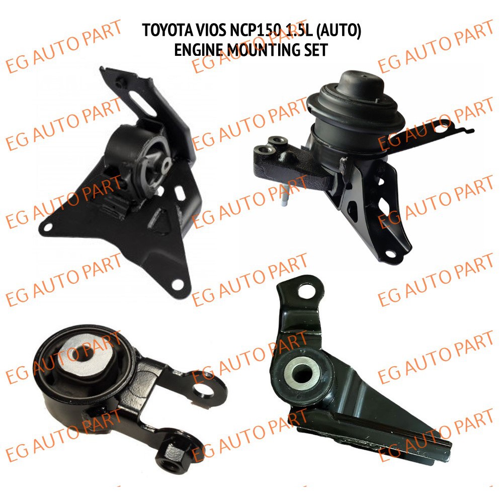 (PREMIUM QUALITY) ENGINE MOUNTING KIT SET TOYOTA VIOS NCP150 1.5 (AUTO ...