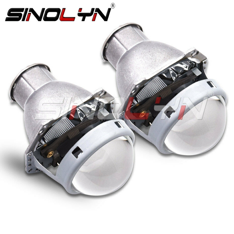 Car Headlamp Projector Lens HID Bi-xenon Kit Use H7 D2S Xenon Halogen ...