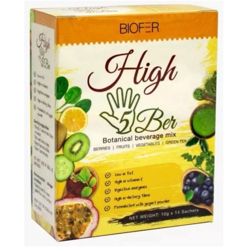 Biofer High Fiber 10gx14sachets | Shopee Malaysia