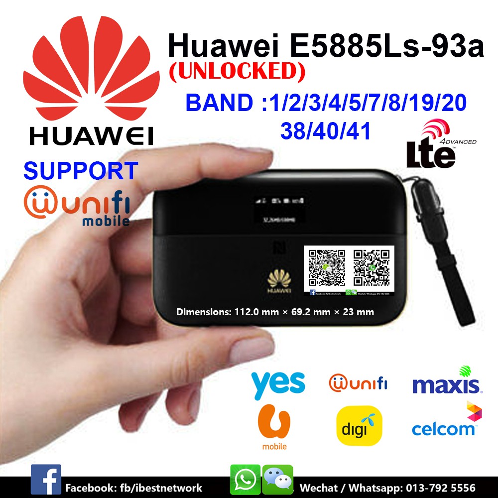 Huawei E5573/E5577/E5785/E5885 Mobile WiFi Pro (MOD MODEM) | Shopee ...