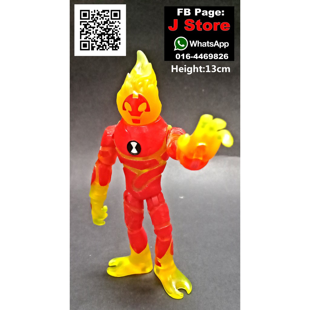 ben 10 heatblast action figure ( J Store ) | Shopee Malaysia