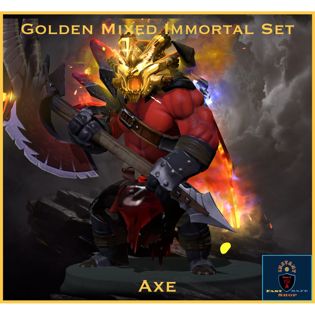 Dota 2 Axe Golden Mixed Immortal Set | Shopee Malaysia