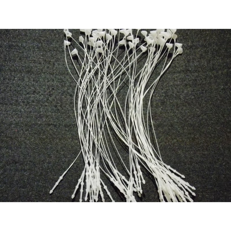 Loop Lock 5" White 14cm (Triangle Head) 100pc or 1,000pc Security Lock ...