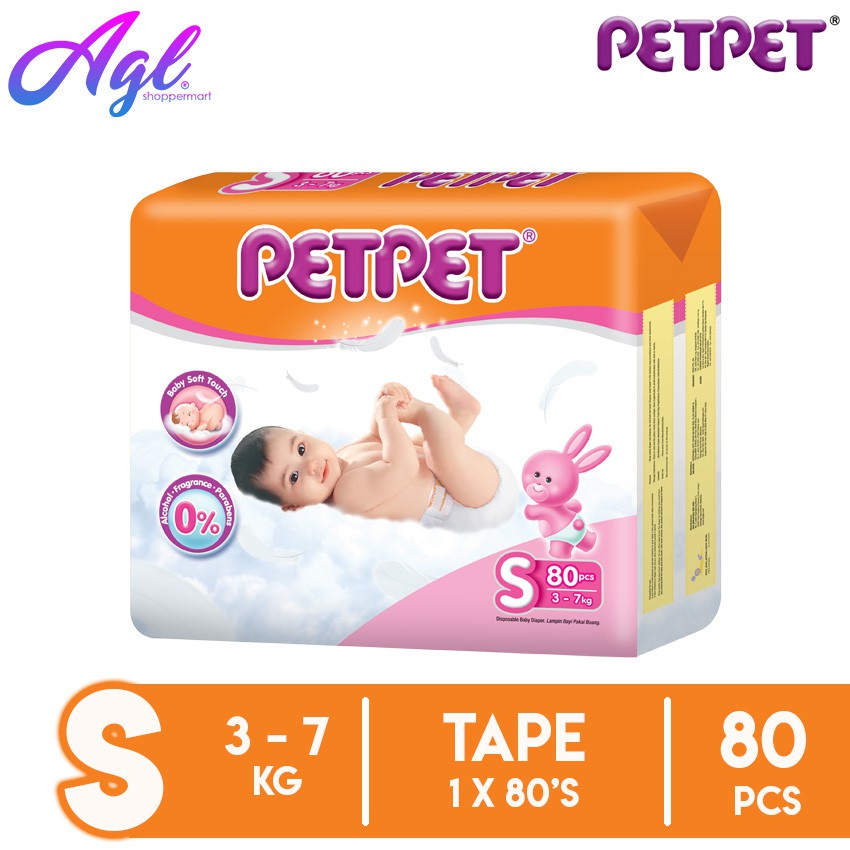 PETPET Tape Diaper Mega Packs (1Pack) | Shopee Malaysia