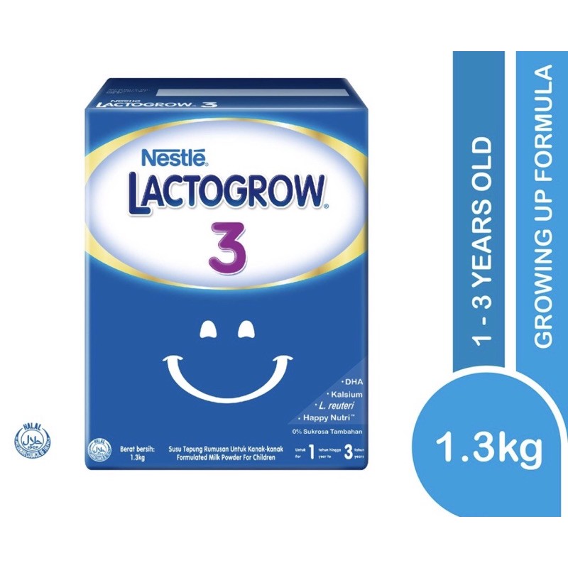 NESTLE Lactogrow 3 (1.3kg) | Shopee Malaysia
