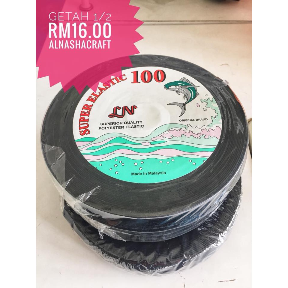 Getah Kain 1/2 & 3/4 inchi hitam | Shopee Malaysia