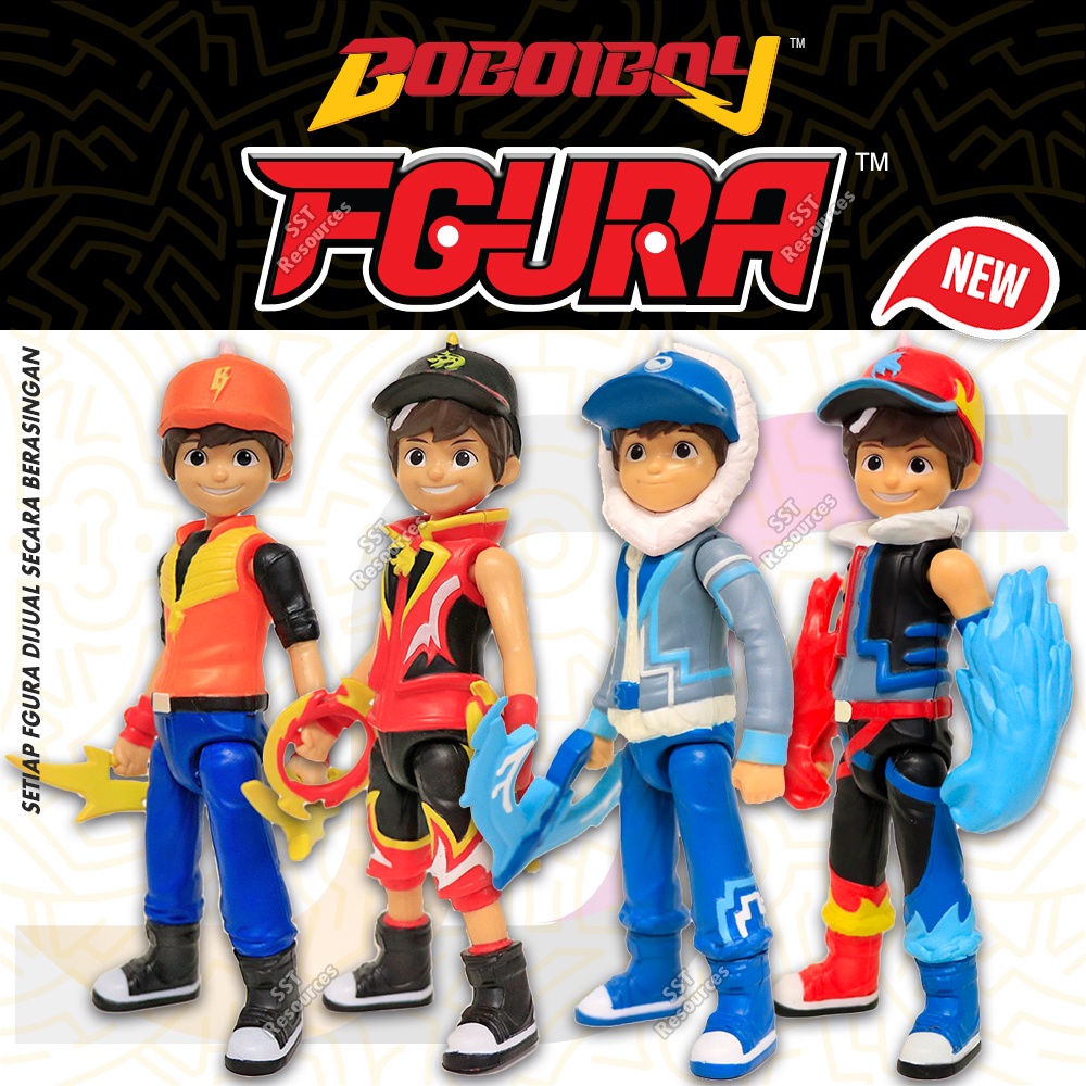 🆕 BoBoiBoy FGURA Original BoBoiBoy Blaze Ice Frostfire Figurine Figura ...
