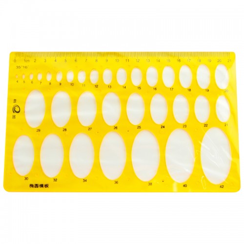 Technical Drawing Oval Template Ruler | Shopee Malaysia