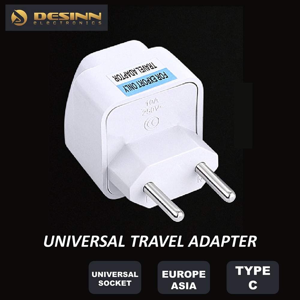Universal Socket Travel Plug Type C Adapter Input Wall Socket EUROPE ...