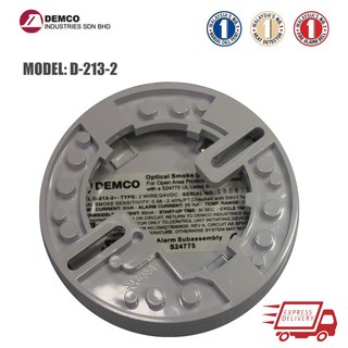 Demco Photoelectric Smoke Detector (Model : D-213-2 , 24 VDC) | Shopee ...