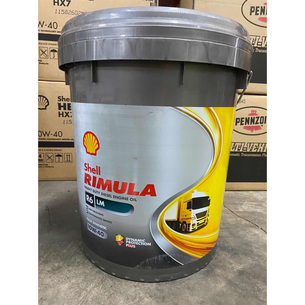 Shell Rimula R6 LM Fully Synthetic 10W-40 CK4 (20 liters) | Shopee Malaysia