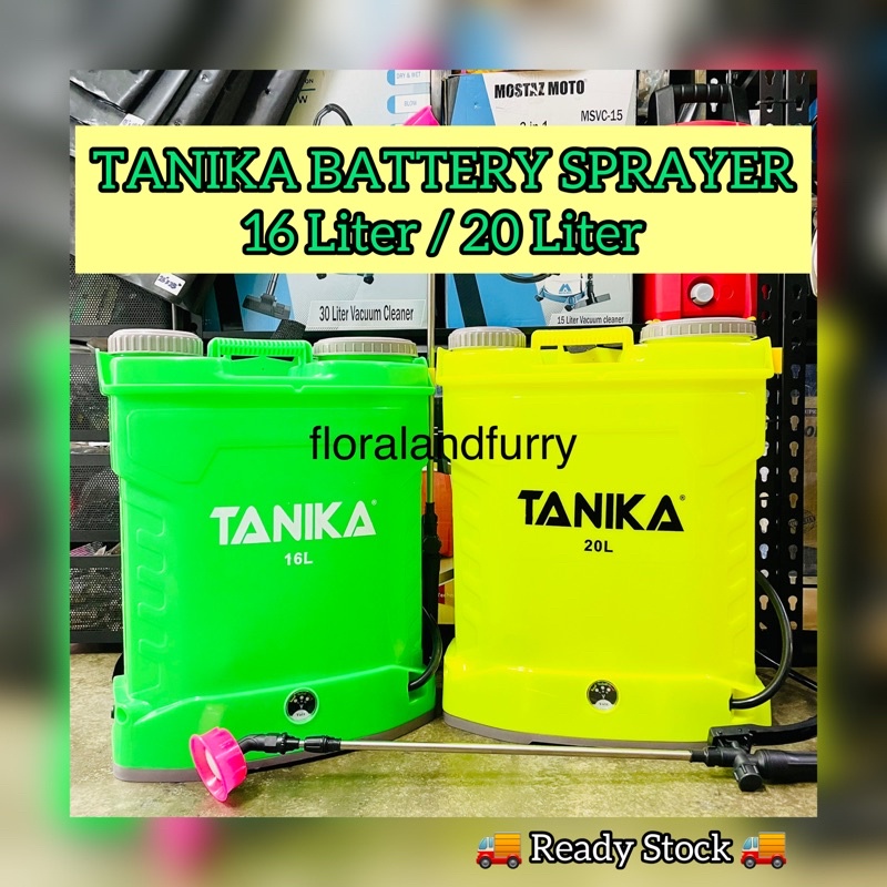 Tanika Battery Sprayer Pump 16L 20L Rechargeable Knapsack Pressure ...